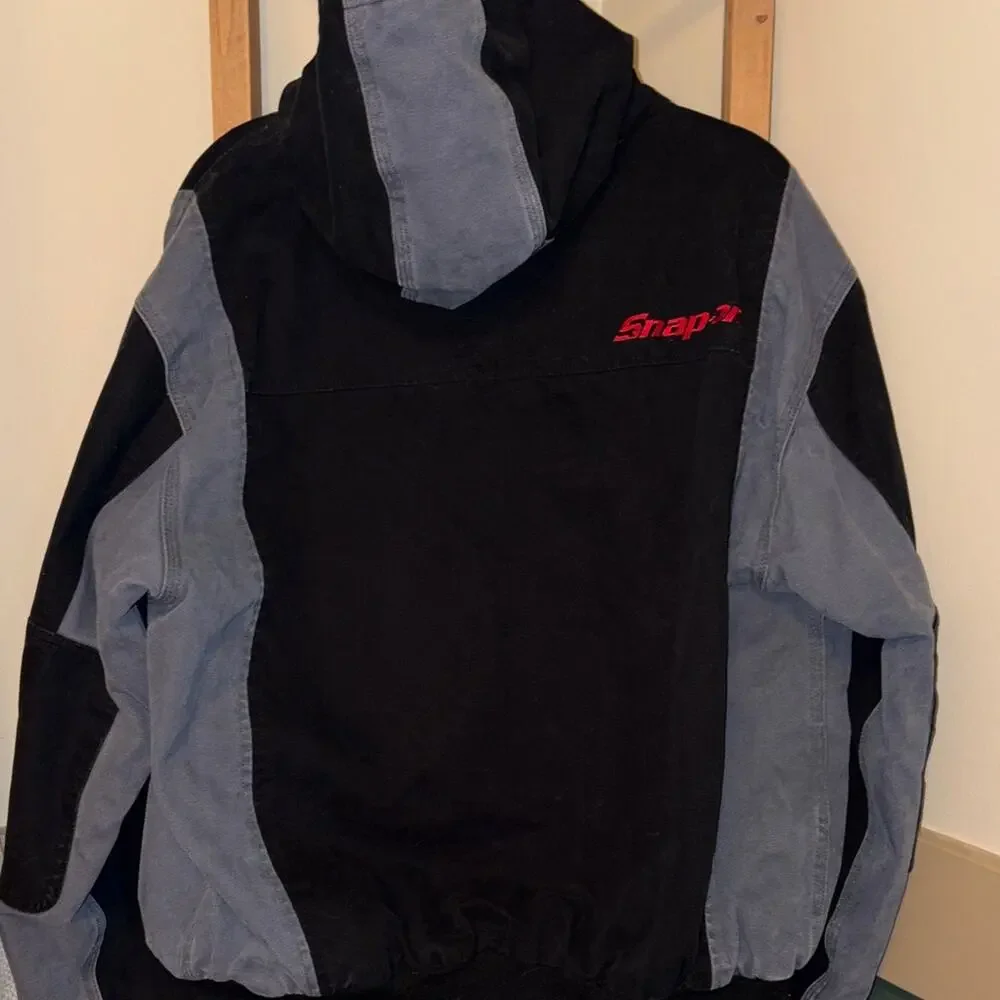Snap On | Jackets & Coats | Snapon Black Jacket With Gray Panels And ...